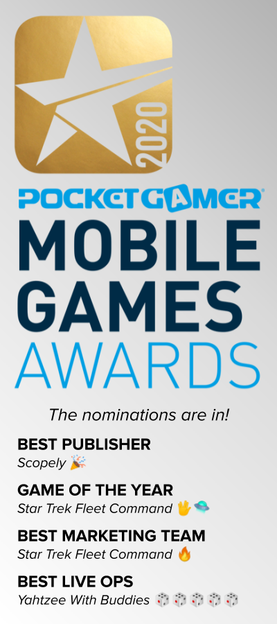 Scopely nominated for Mobile Game Awards in four categories
