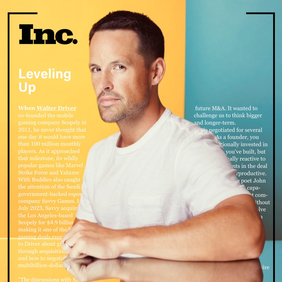 Scopely co-CEO sits down with Inc. Magazine