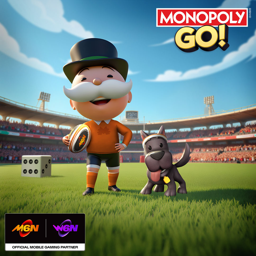 Get ready to roll! Scopely’s "MONOPOLY GO!" joins Six Nations Rugby as ...