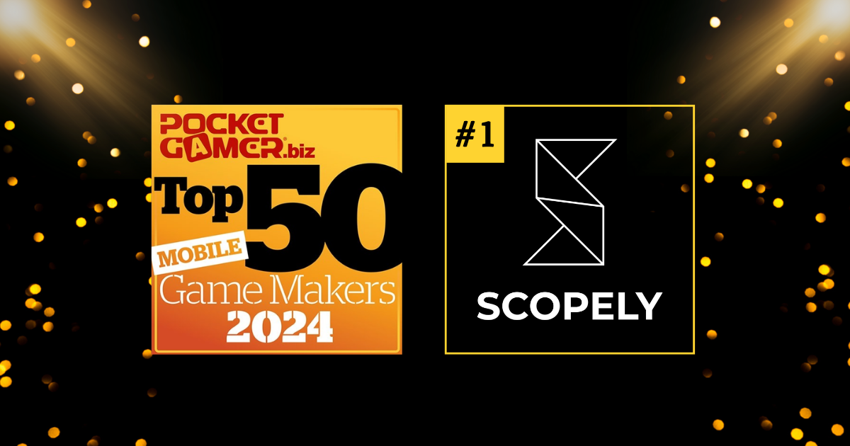 Scopely named the #1 mobile game maker of 2024!