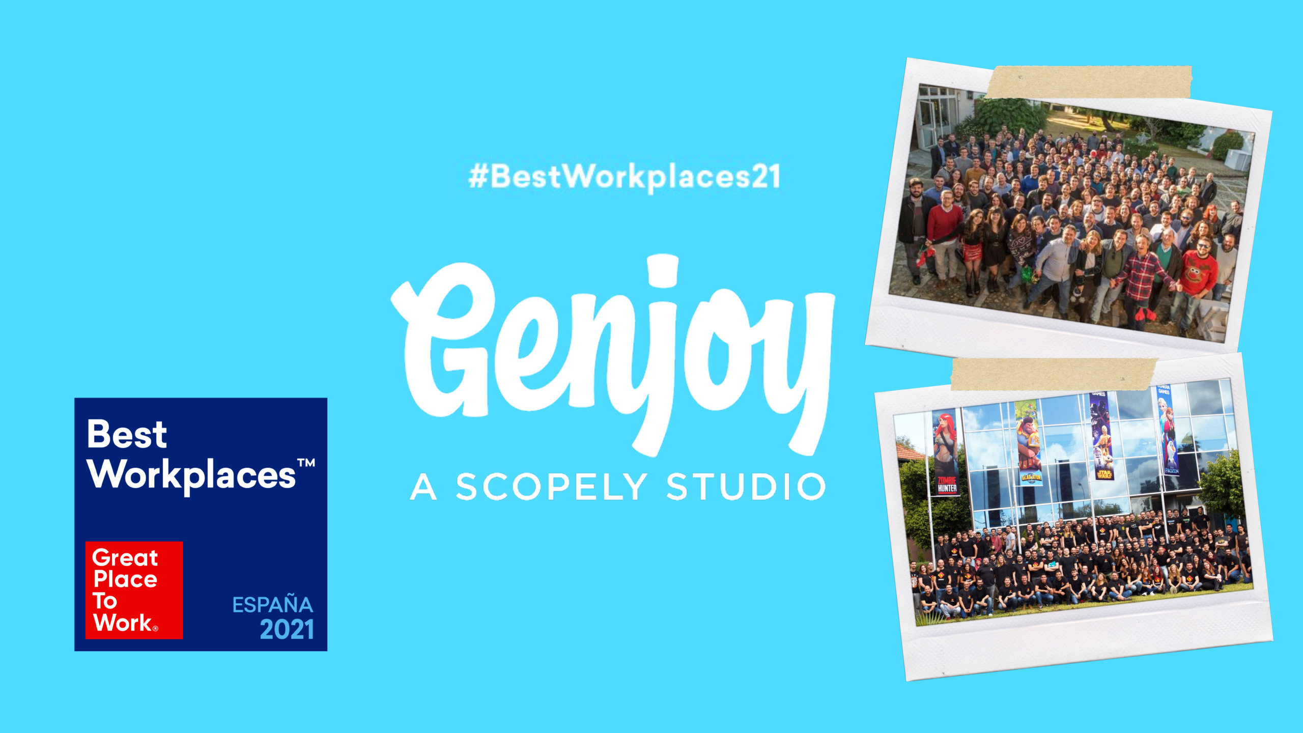 Genjoy, a Scopely Studio, is a ‘Great Place to Work®’ 2021!